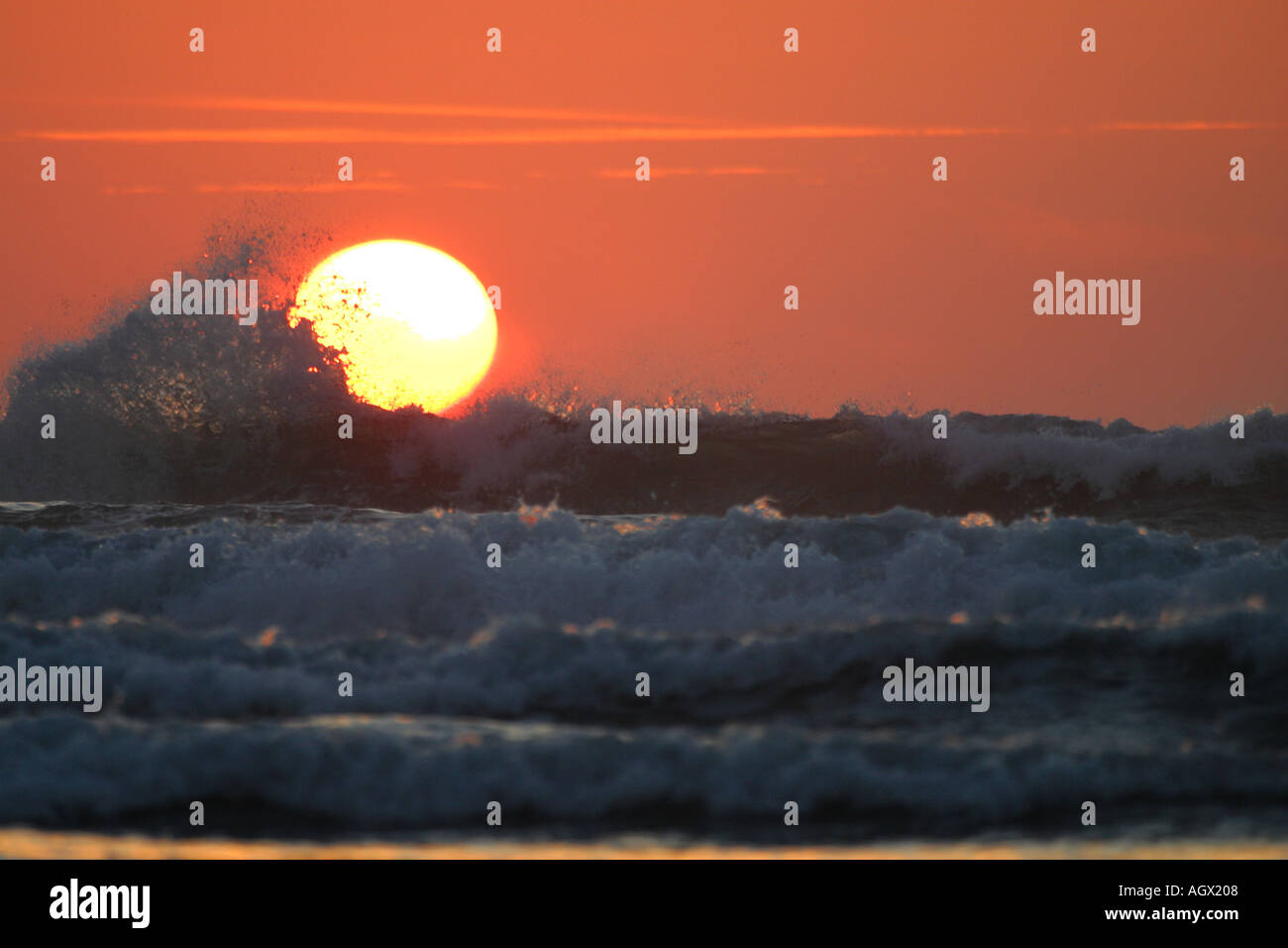 Sunset big sun set in hi-res stock photography and images - Alamy