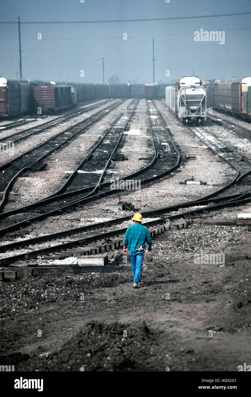 Los angeles railroad yard tracks hi-res stock photography and images ...