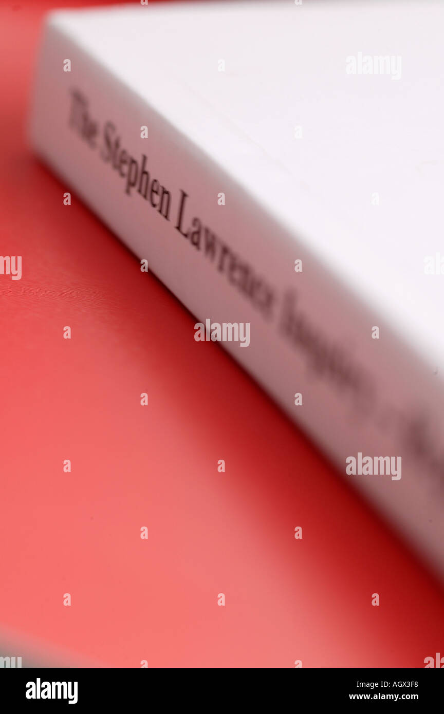 Stephen lawrence murder inquiry hi-res stock photography and images - Alamy