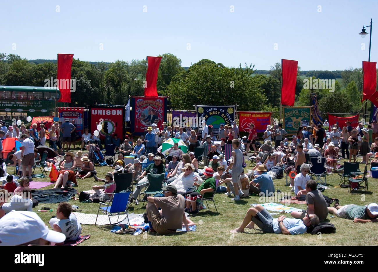The Tolpuddle Martyrs Festival and Rally Stock Photo - Alamy