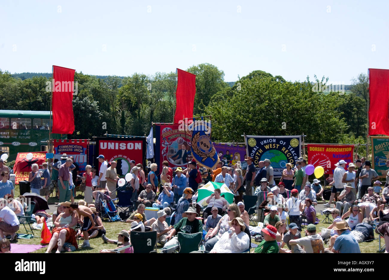 The Tolpuddle Martyrs Festival and Rally Stock Photo - Alamy