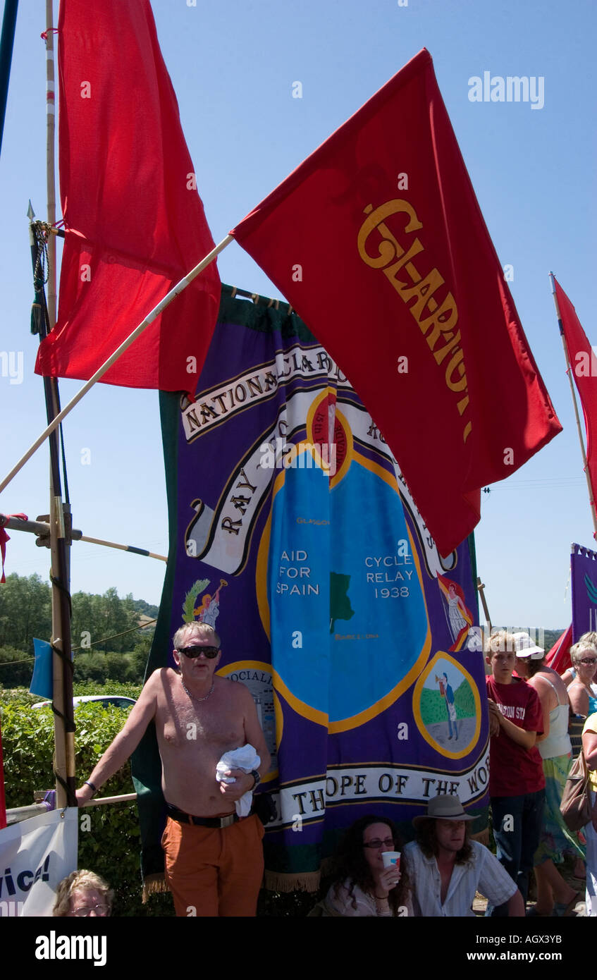 The Tolpuddle Martyrs Festival and Rally at Tolpuddle, Dorset, England ...