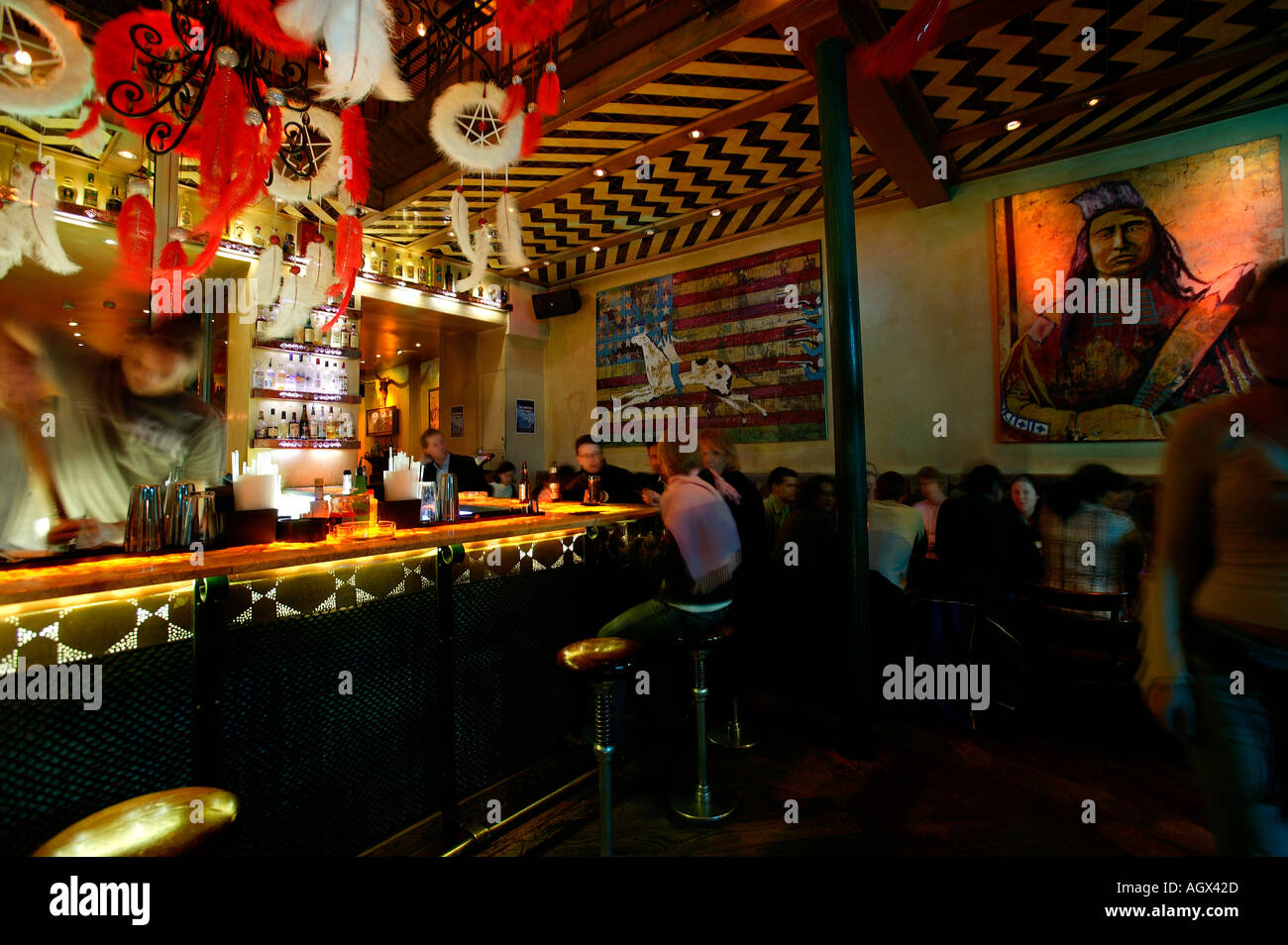 Cactus blue restaurant hi-res stock photography and images - Alamy