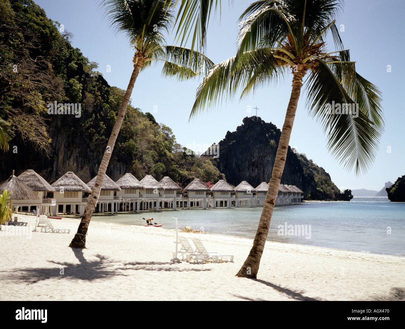 Philippines Apulit Island Club Noah Isabelle resort beach Stock Photo ...