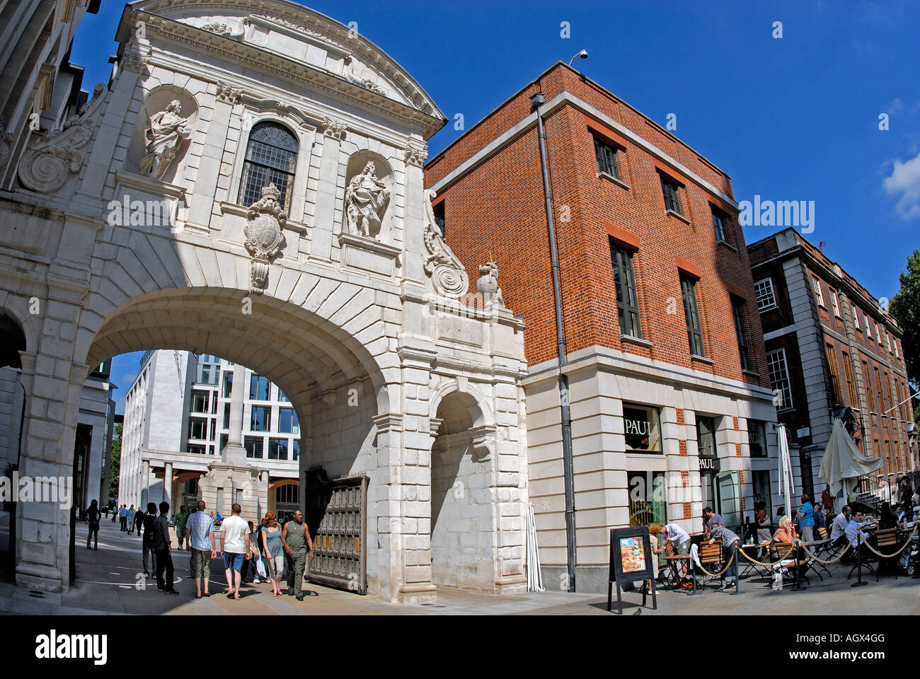 Temple Bar, Paternoster Square, London Stock Photo - Alamy