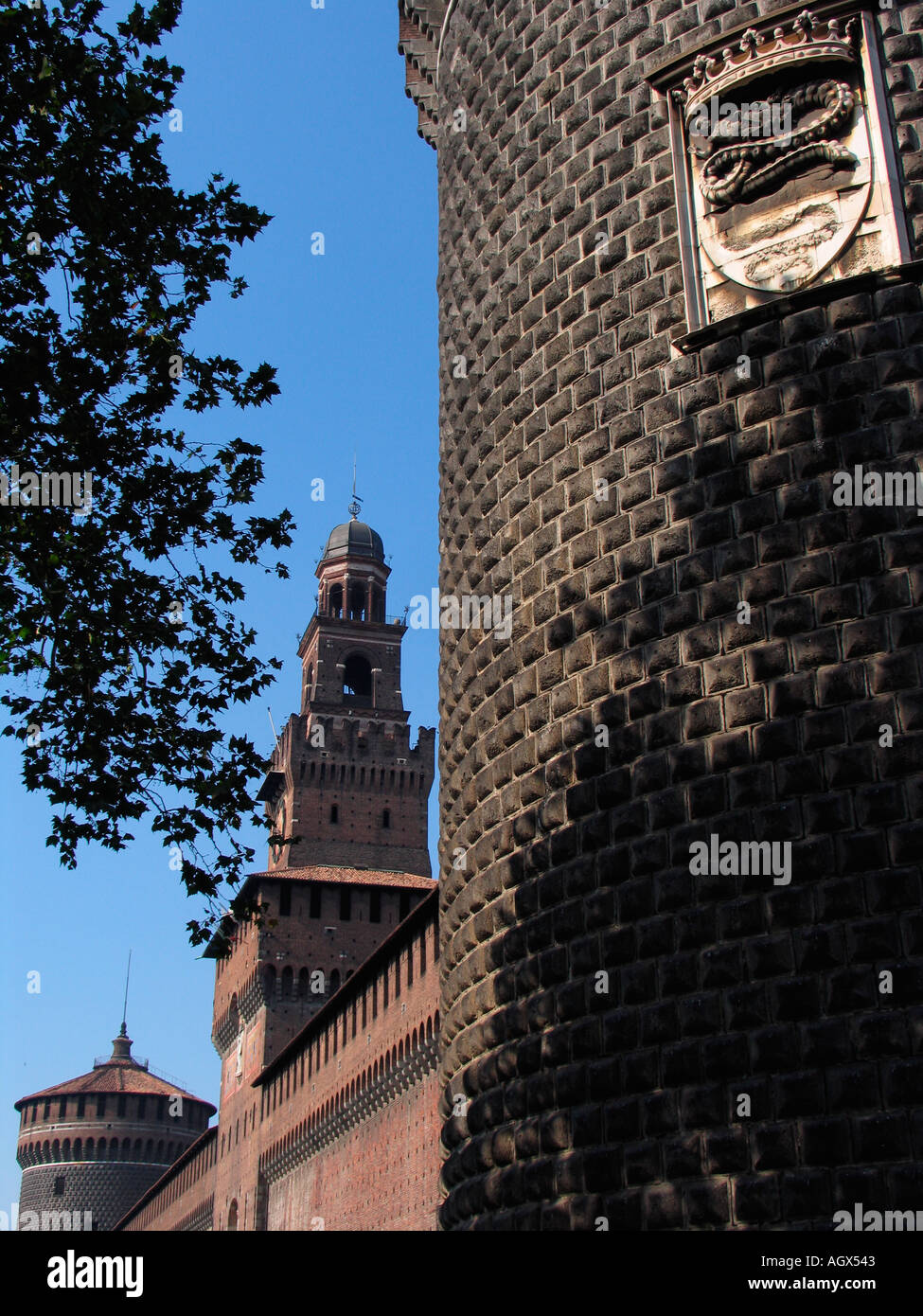 Sforza coat of arms hi-res stock photography and images - Alamy