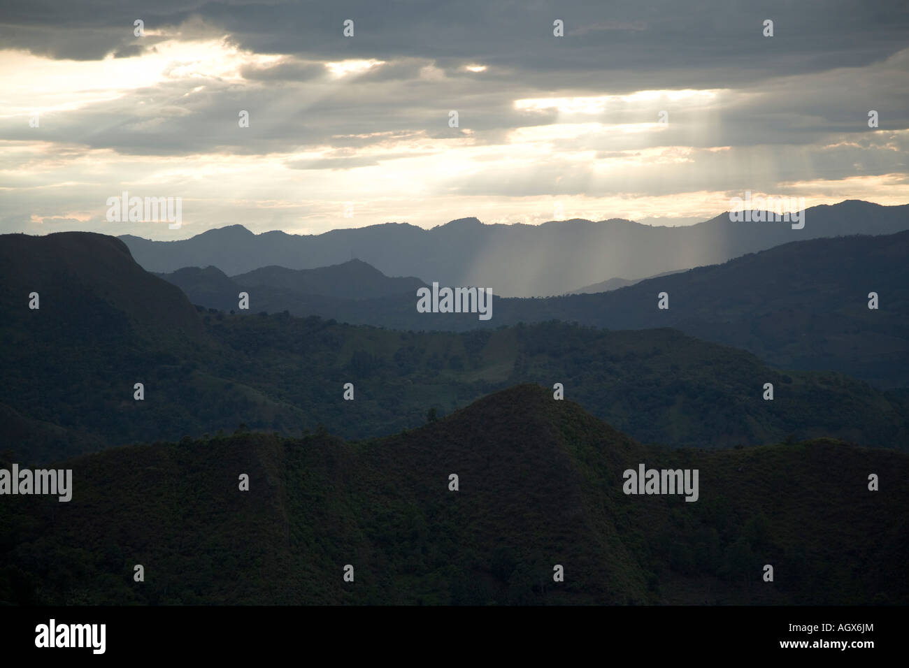 Colombian Hills outside Bogotá Stock Photo - Alamy
