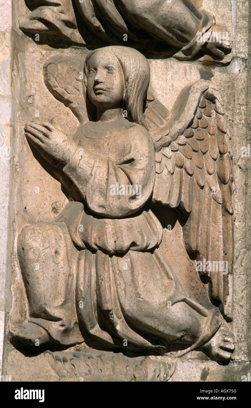 Baixa Lisbon Portugal Angel From Portal Of Conceicao Velha Stock Photo ...