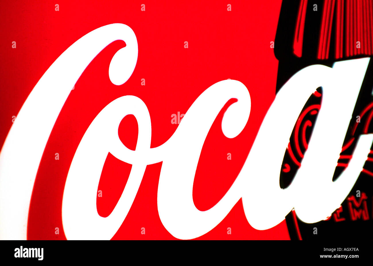 coca cola horizontal Stock Photo - Alamy
