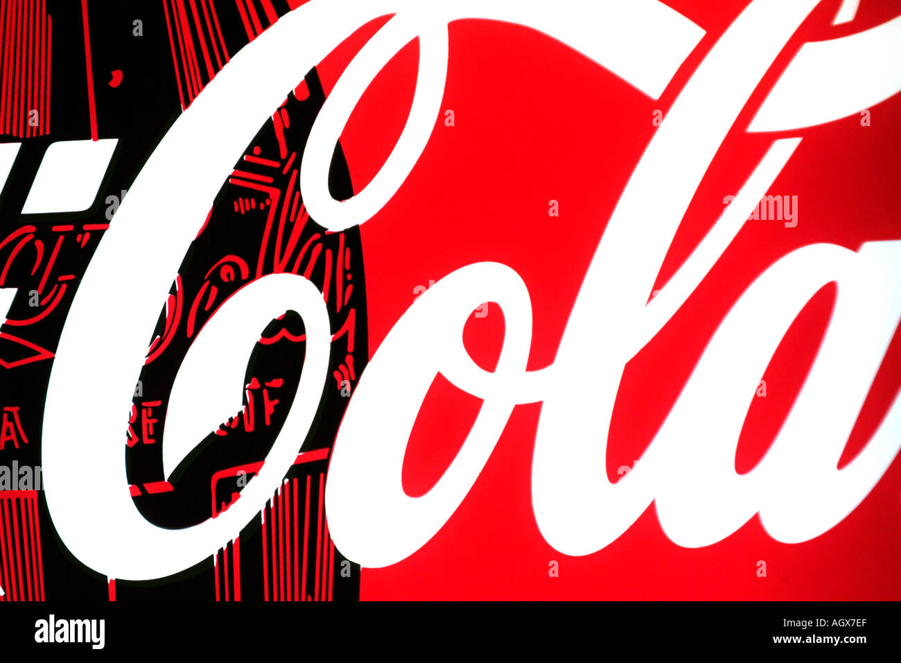 coca cola horizontal Stock Photo - Alamy
