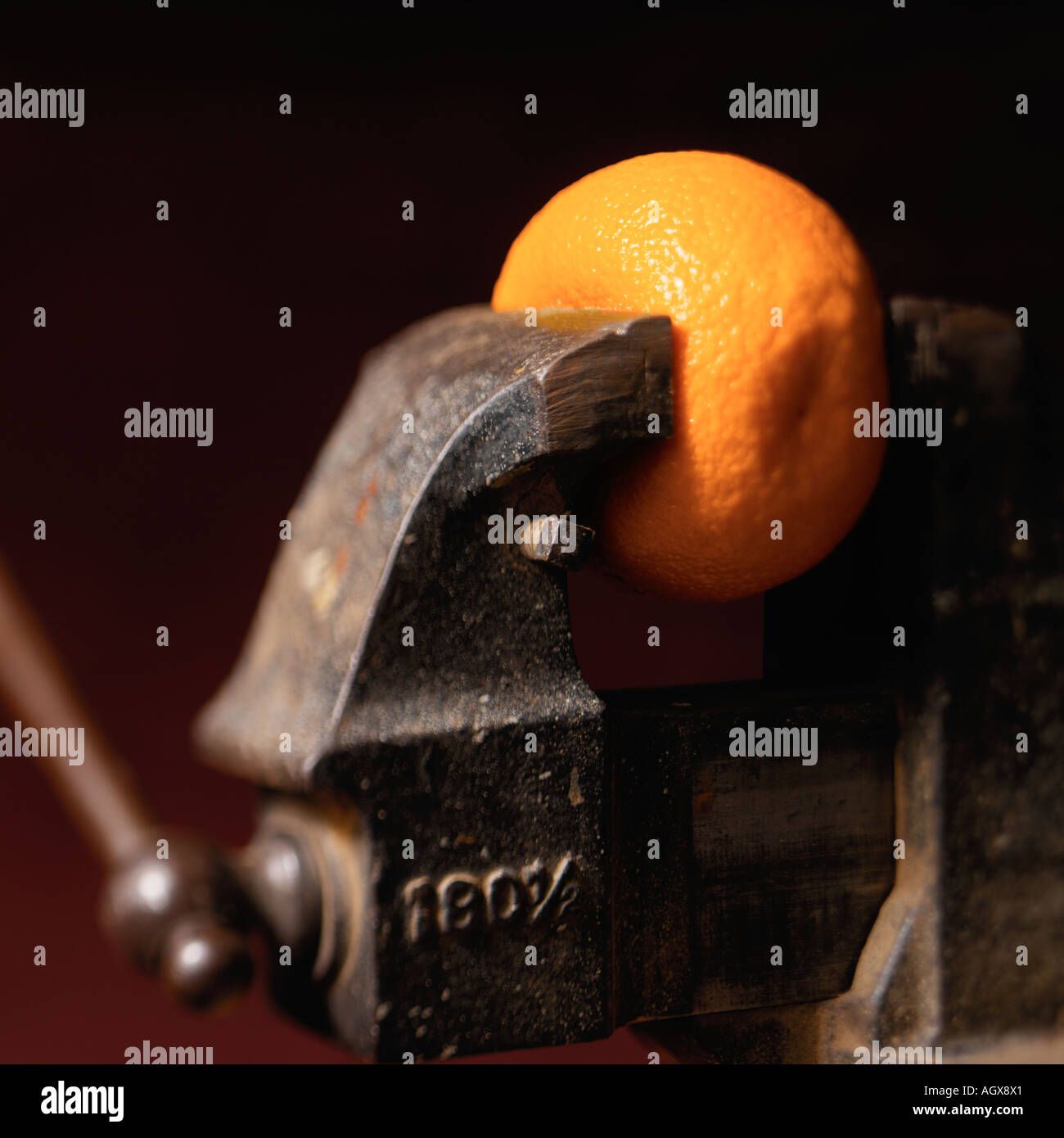 Orange in Vice 2 Stock Photo - Alamy