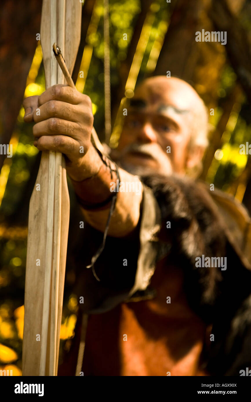 Ancient archer hunter Stock Photo - Alamy