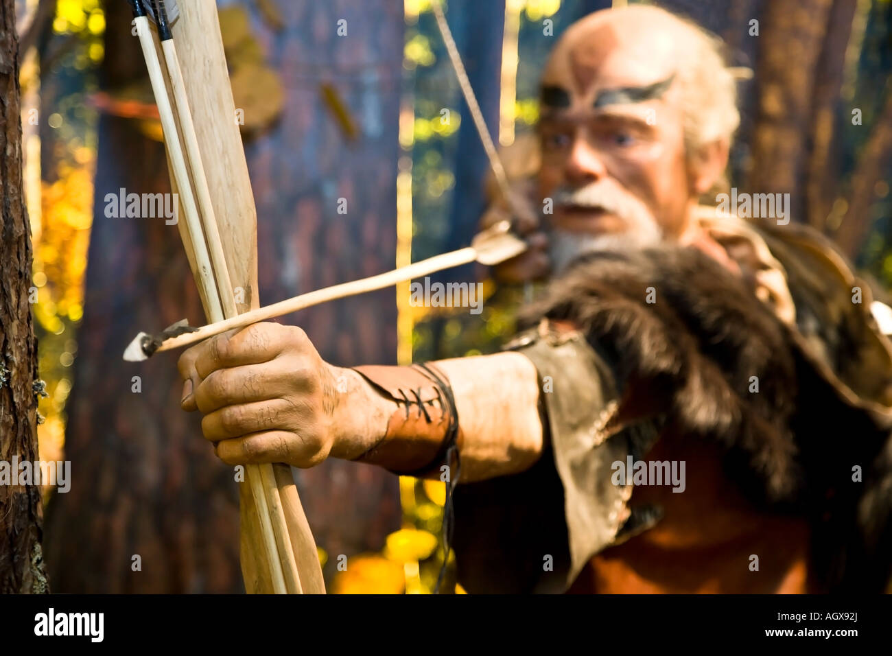 Ancient archer hunter Stock Photo - Alamy