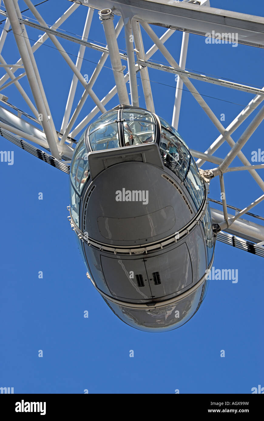 London Eye Pod close-up Stock Photo - Alamy