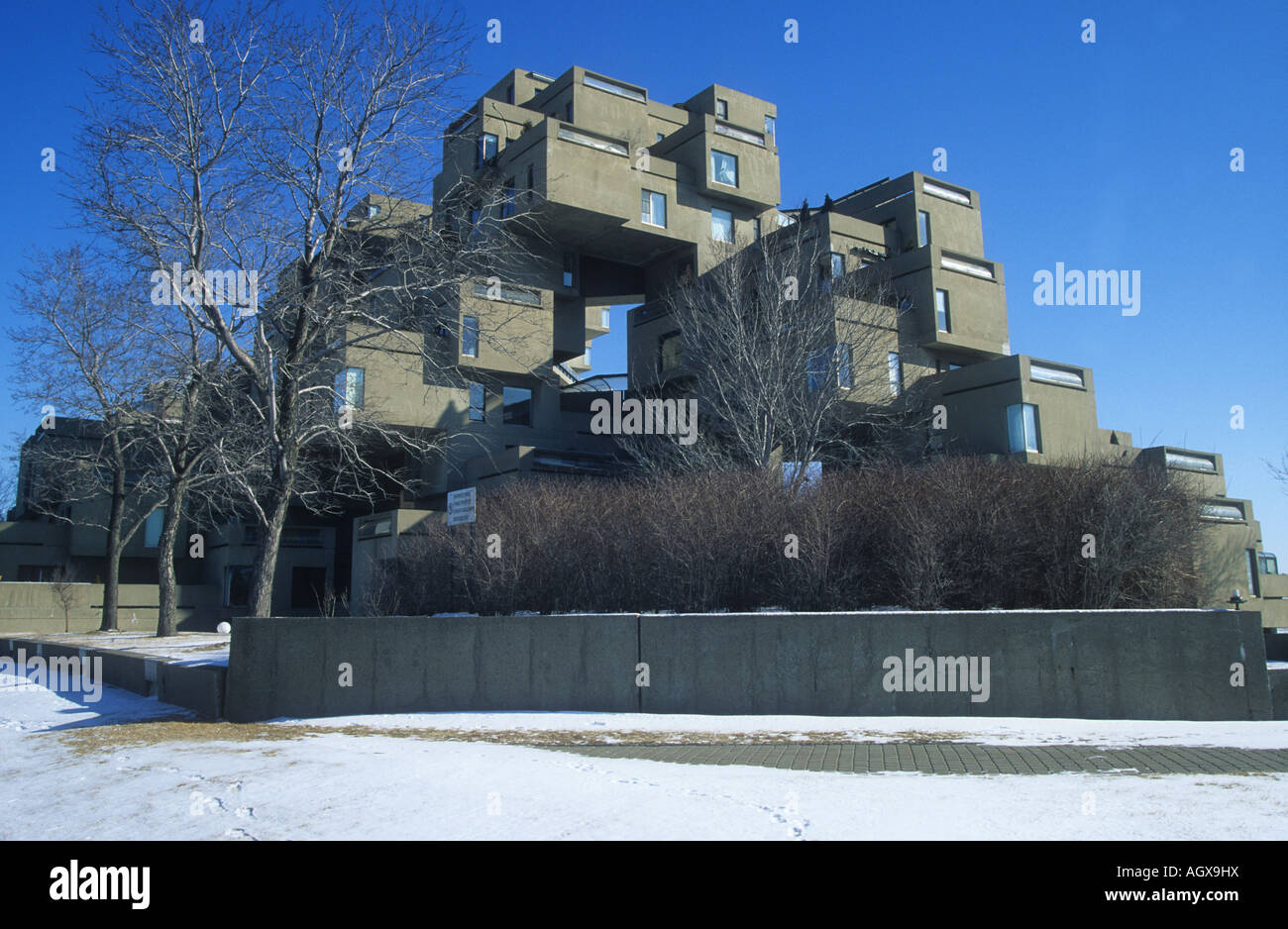 Habitat '67 apartment block in Montreal was designed by architect Moshe ...