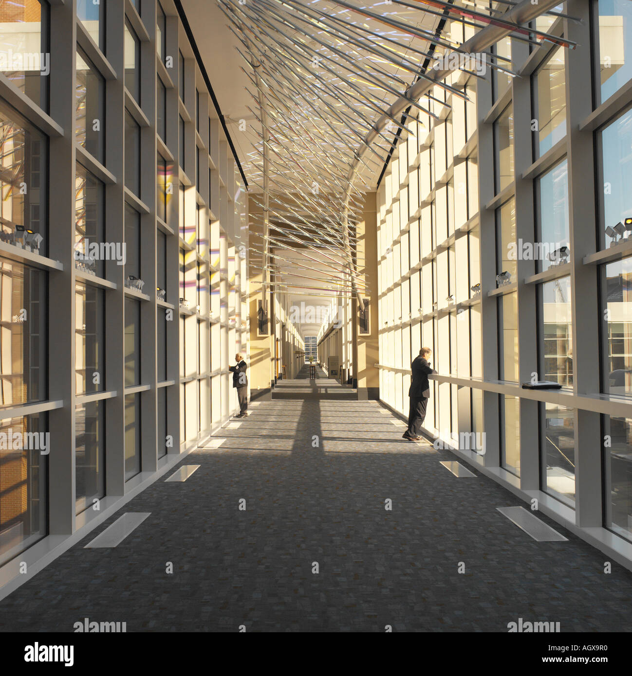 Convention Center Hallway 3 Stock Photo - Alamy