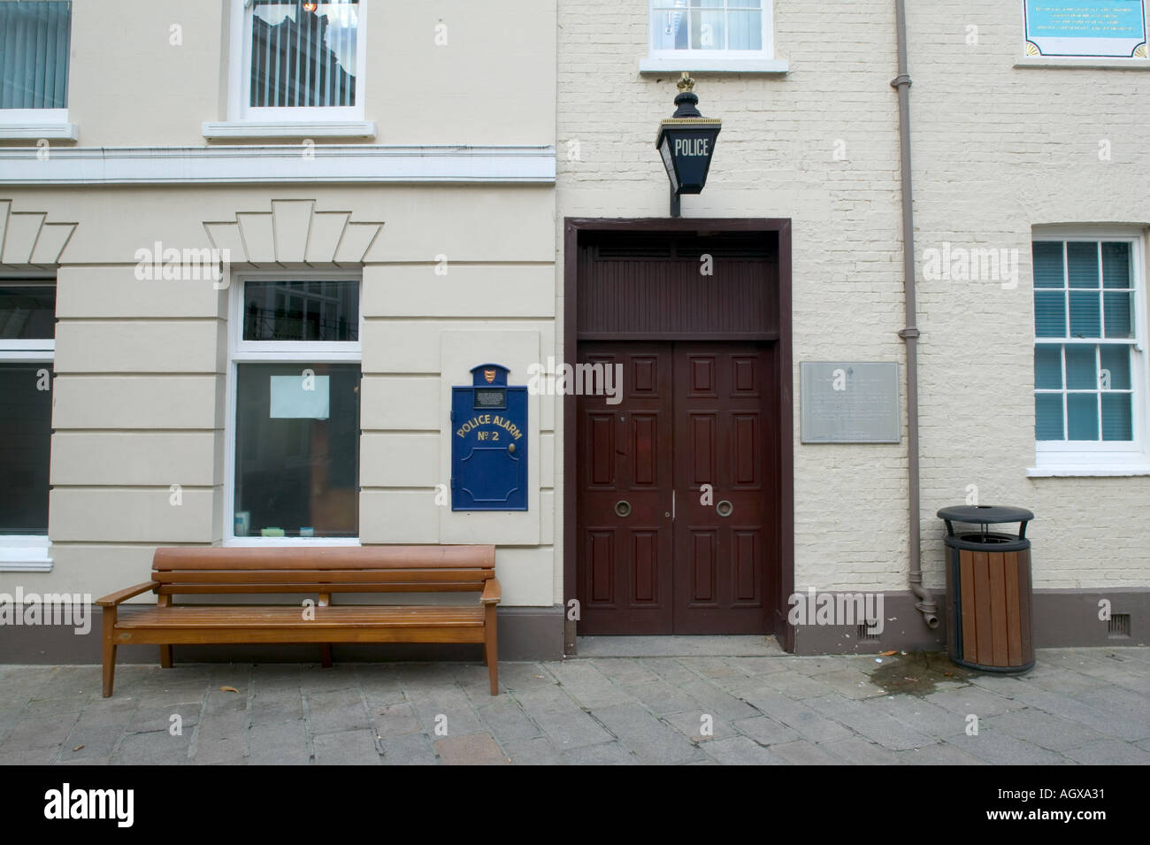 Police station royal square Jersey Channel Islands Stock Photo - Alamy