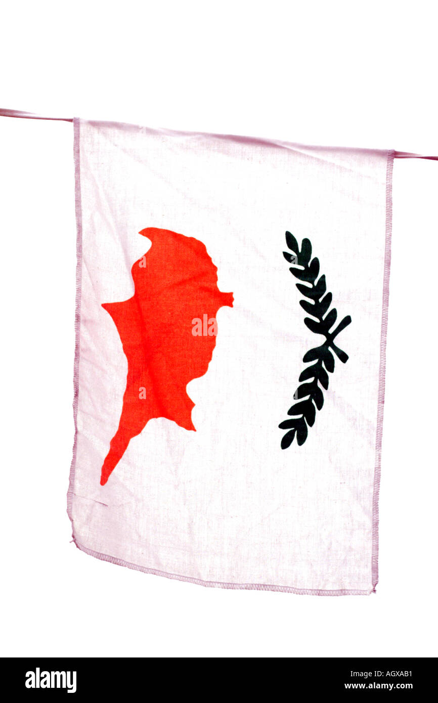 greek cypriot flag cyprus Stock Photo - Alamy