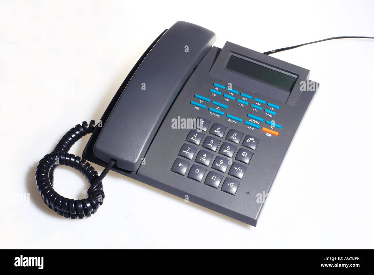 Digital telephone for business people conversation communication Stock ...
