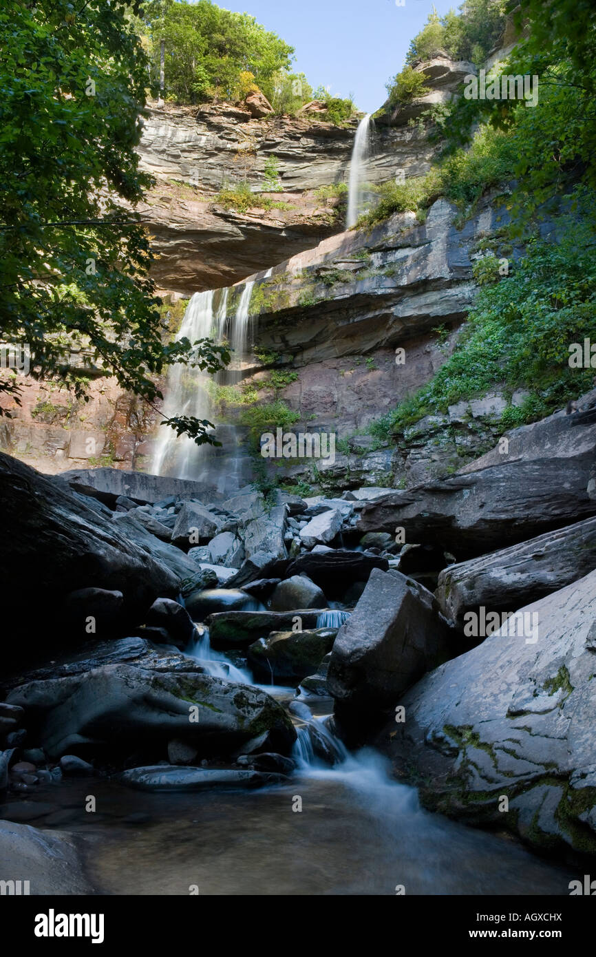 Oft painted Kaaterskill Falls Catskills highest falls in New York Stock ...