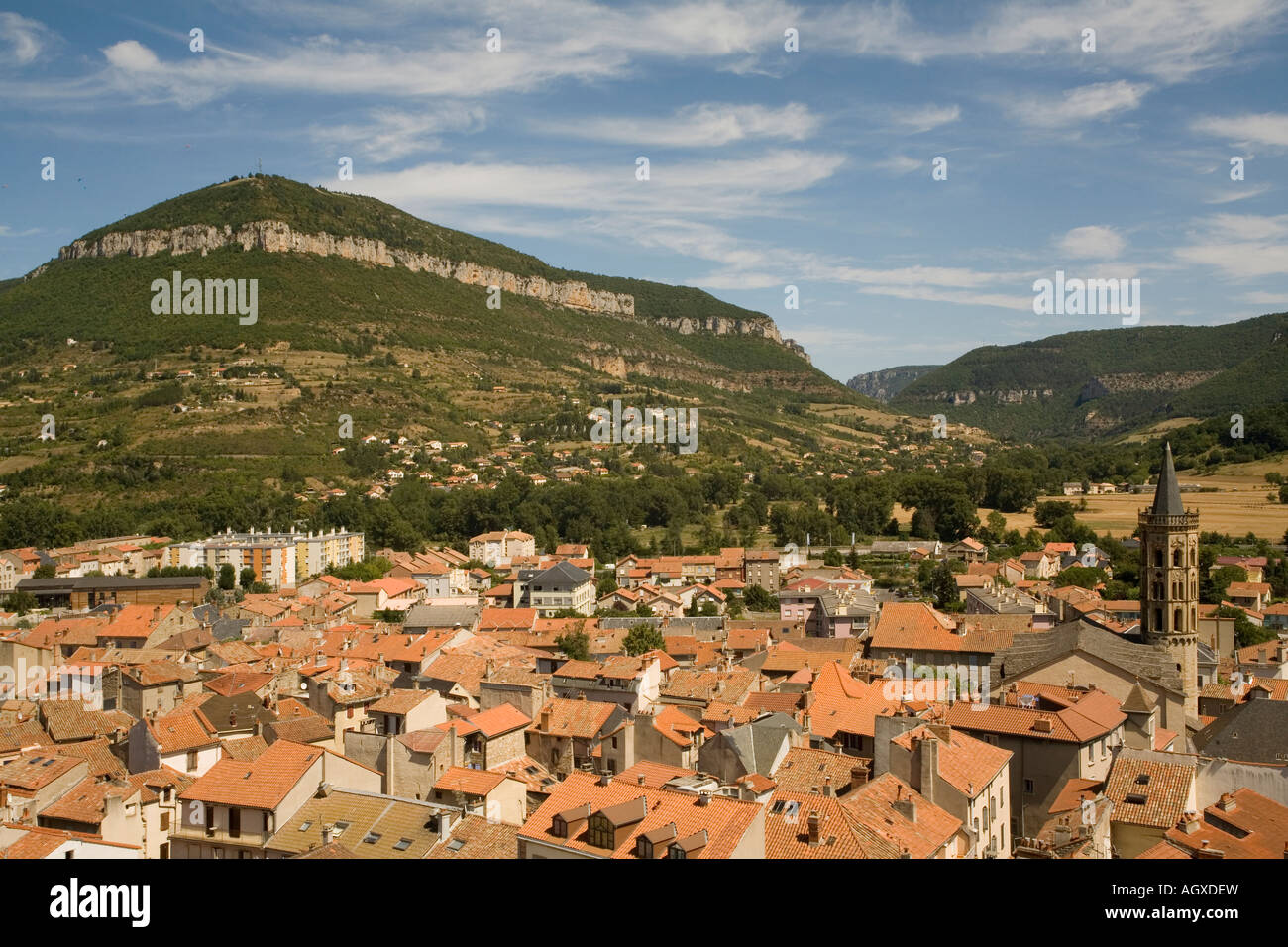 France Midi-Pyrenees Millau City & Tarn valley Stock Photo - Alamy