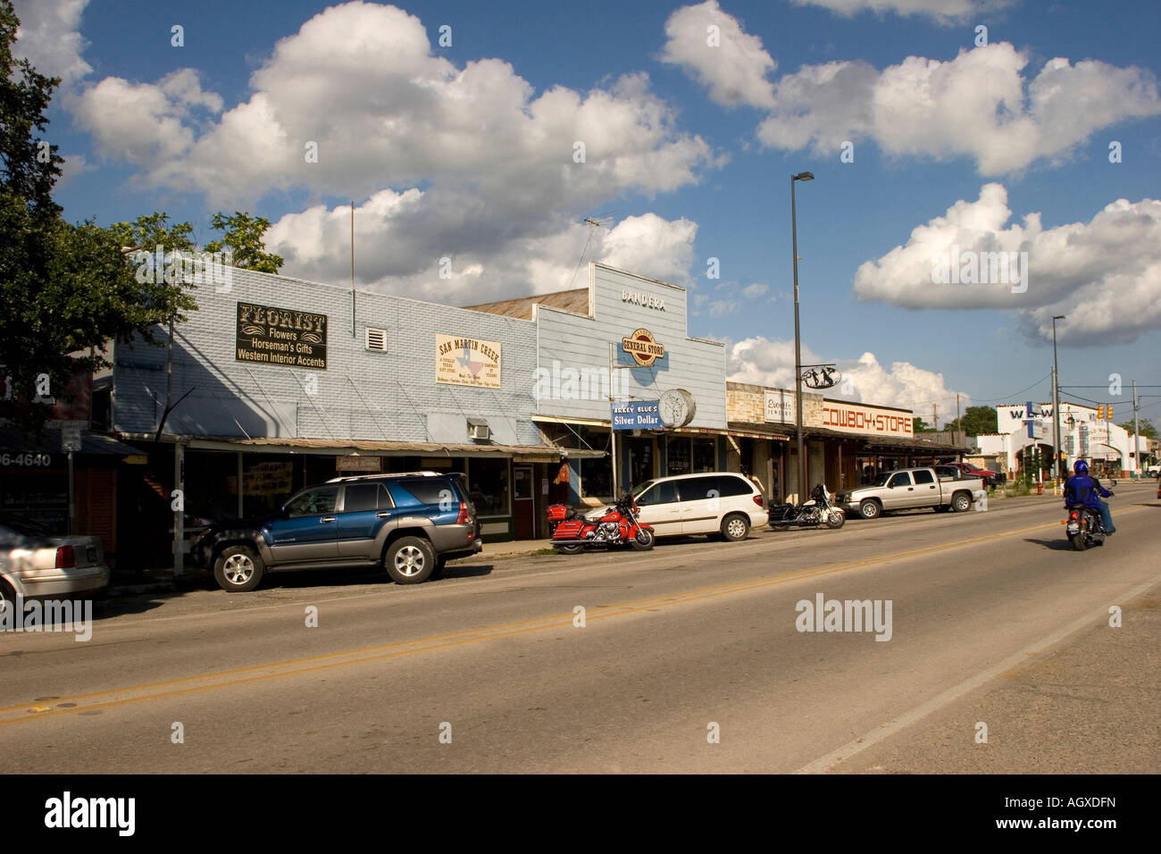 Main Street in Bandera Texas USA Stock Photo - Alamy