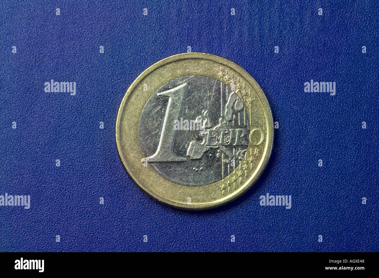 one euro coin Stock Photo - Alamy