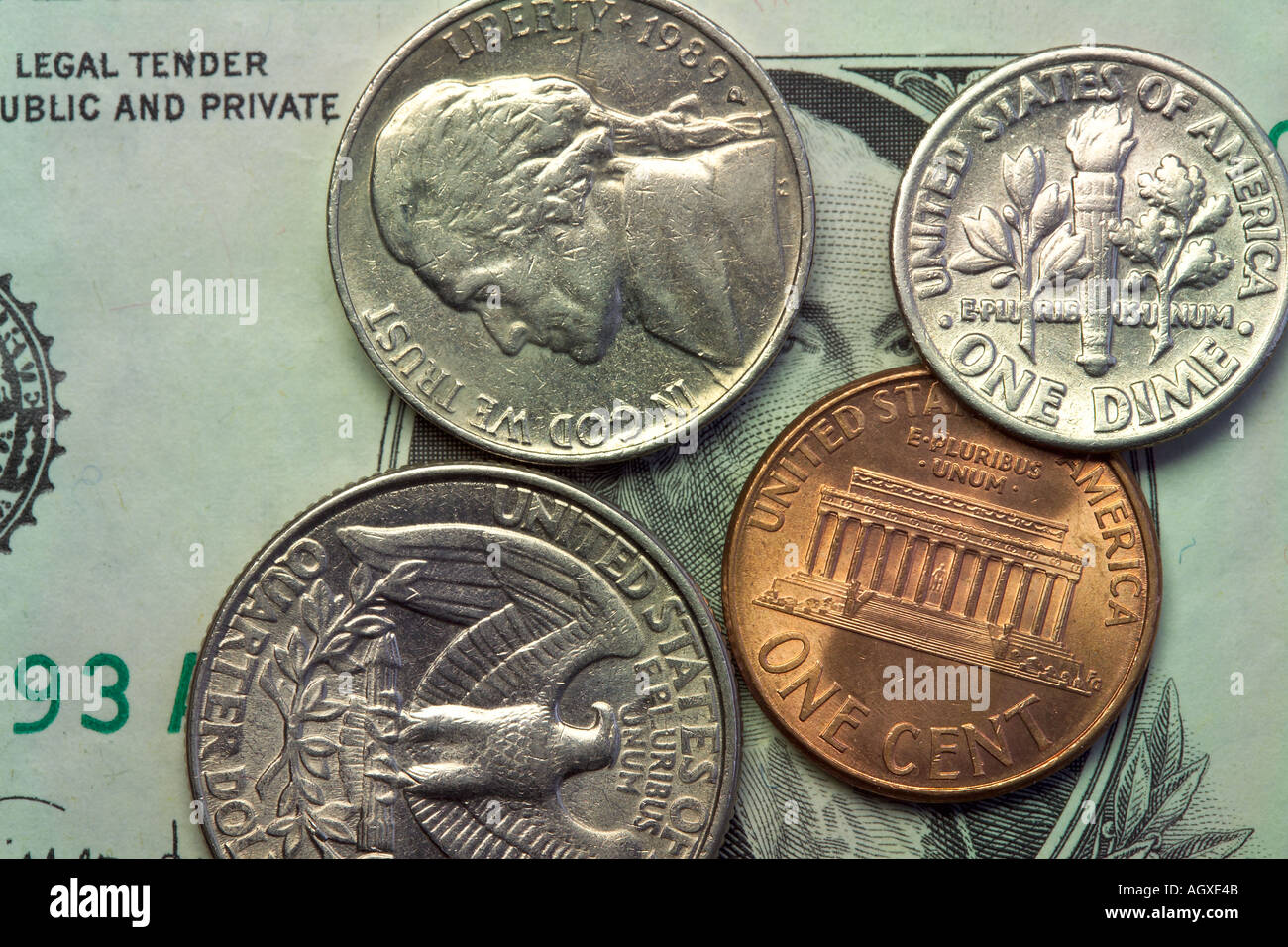 U s dollar coins hi-res stock photography and images - Alamy