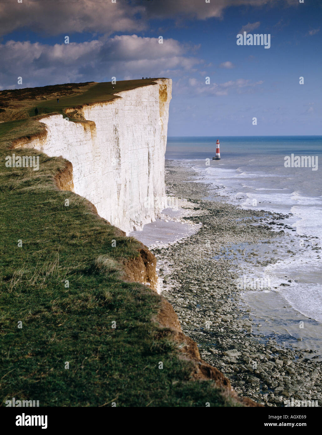 WHITE CLIFFS AT BEACHY HEAD ENGLAND Stock Photo - Alamy