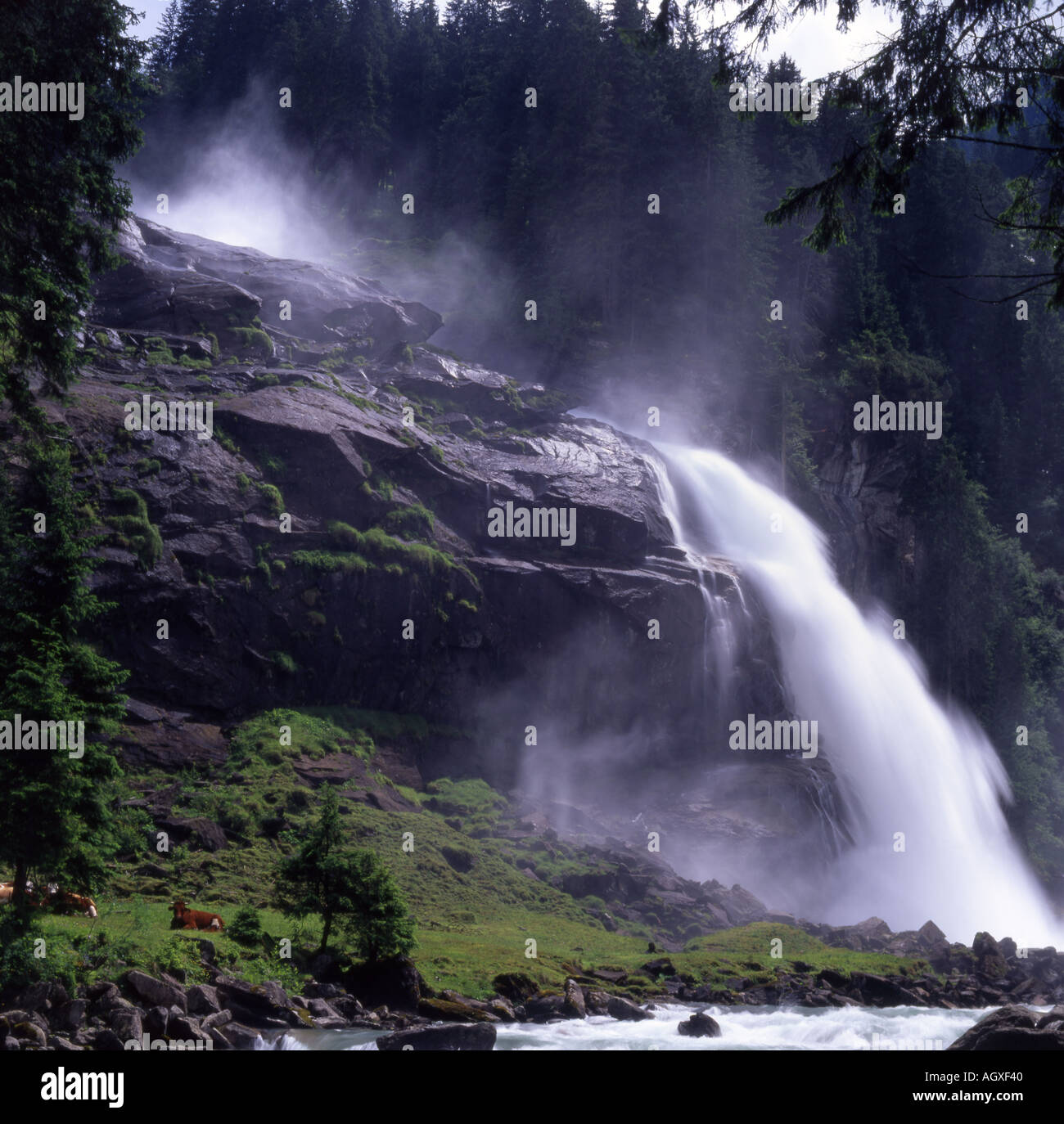 Krimml Falls Austria Stock Photo - Alamy