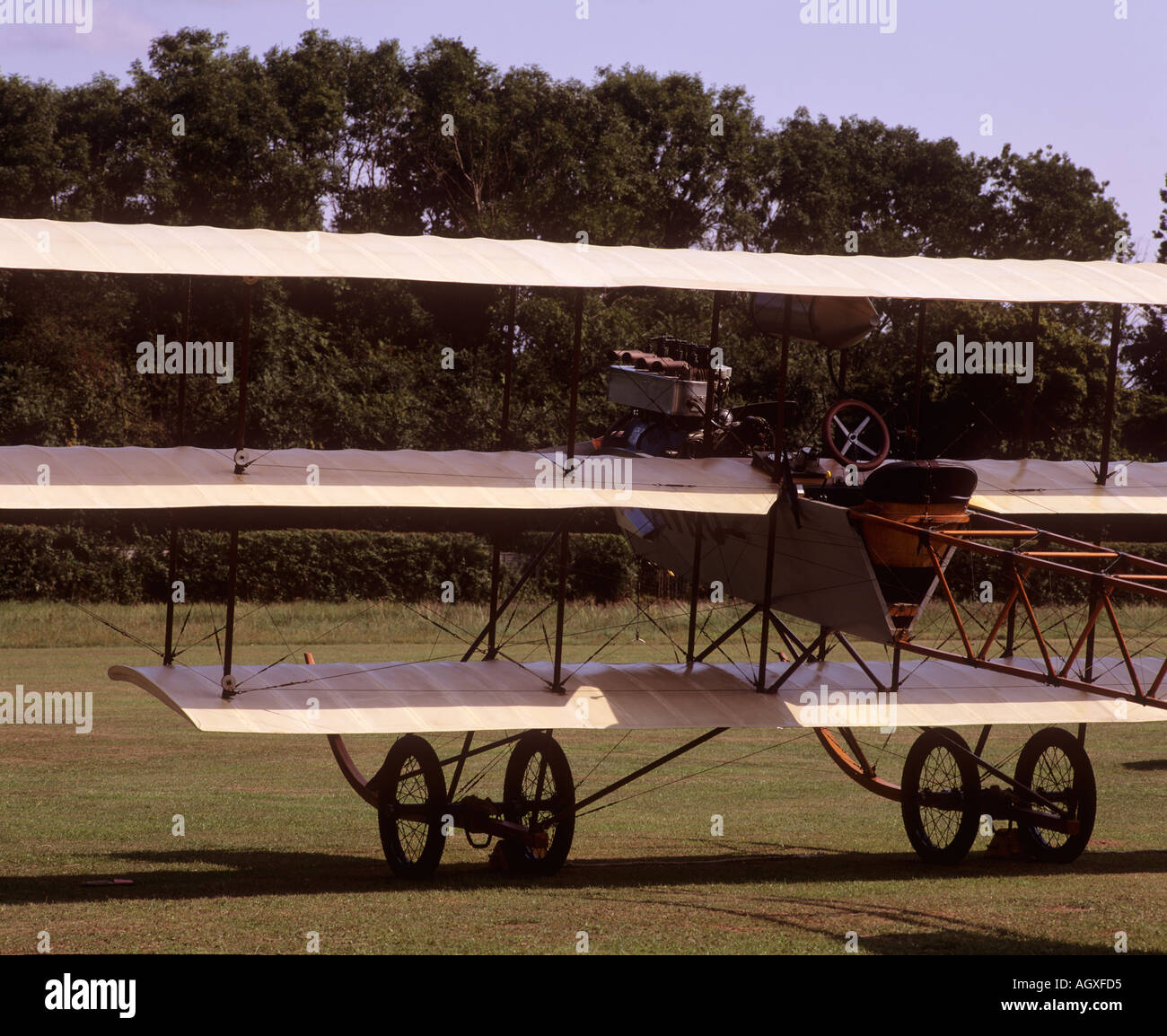 Avro Triplane IV built in 1910 and now owned by the Shuttleworth ...