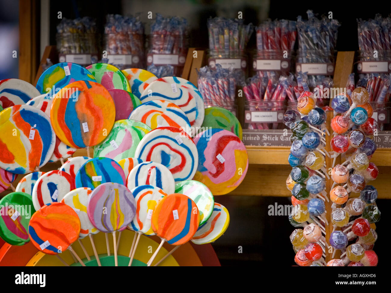 Candy for sale in an outdoor market Stock Photo - Alamy