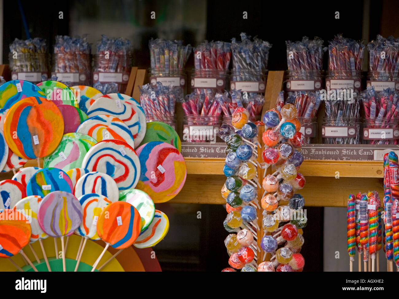 Candy for sale in an outdoor market Stock Photo - Alamy