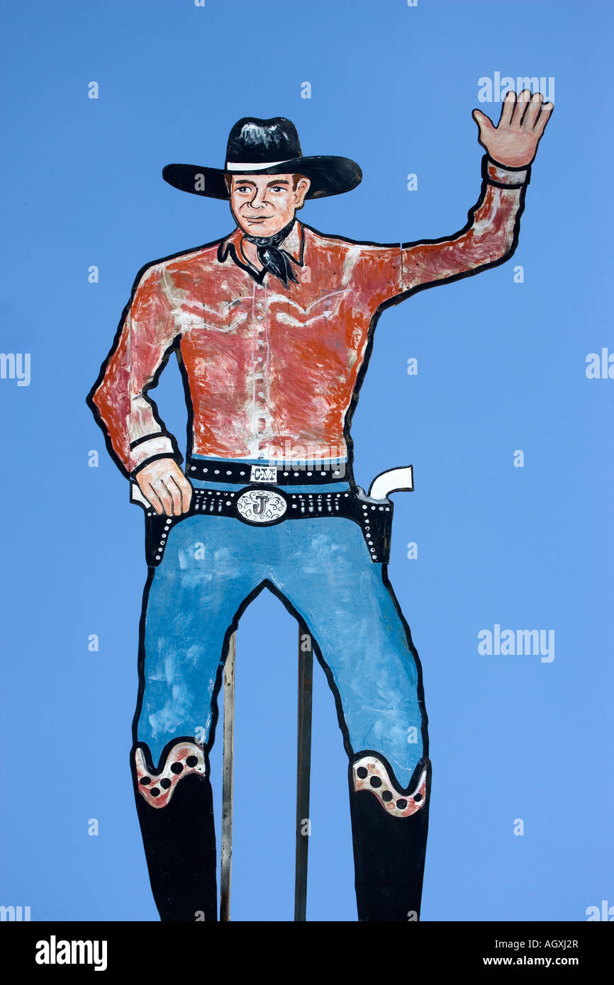Cowboy Welcome Sign Cowboy Museum Tombstone Arizona Stock Photo - Alamy