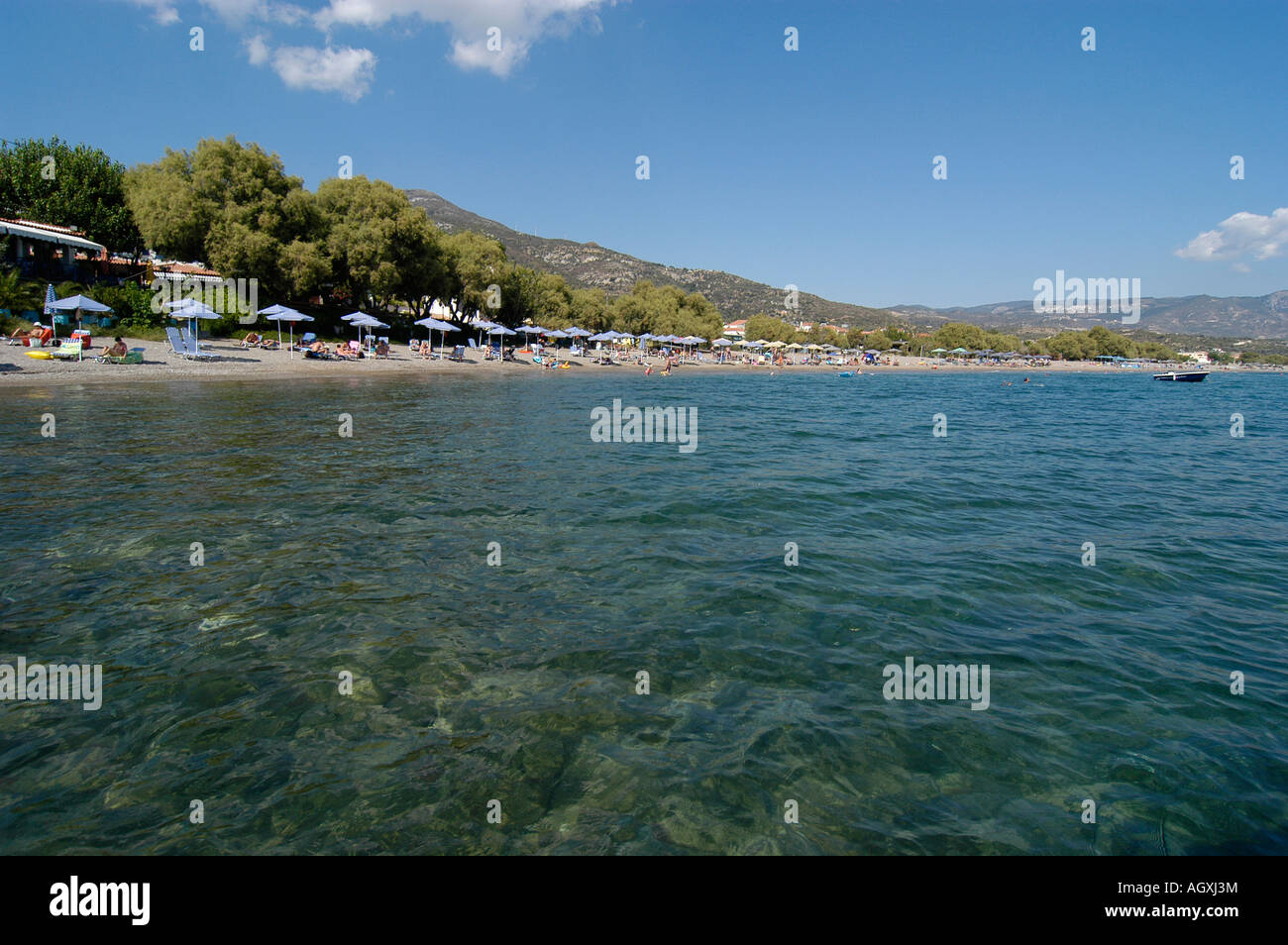 The beach at votsalakia samos island greece 2007 Stock Photo - Alamy