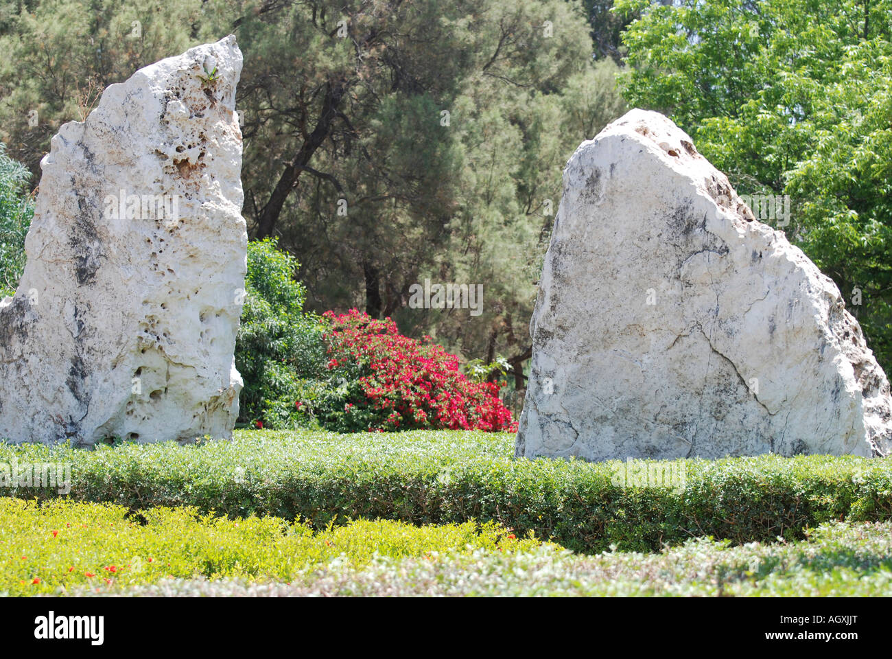 Israel Tel Aviv Yarkon Park Ganei Yehoshua Rock Garden Stock Photo - Alamy