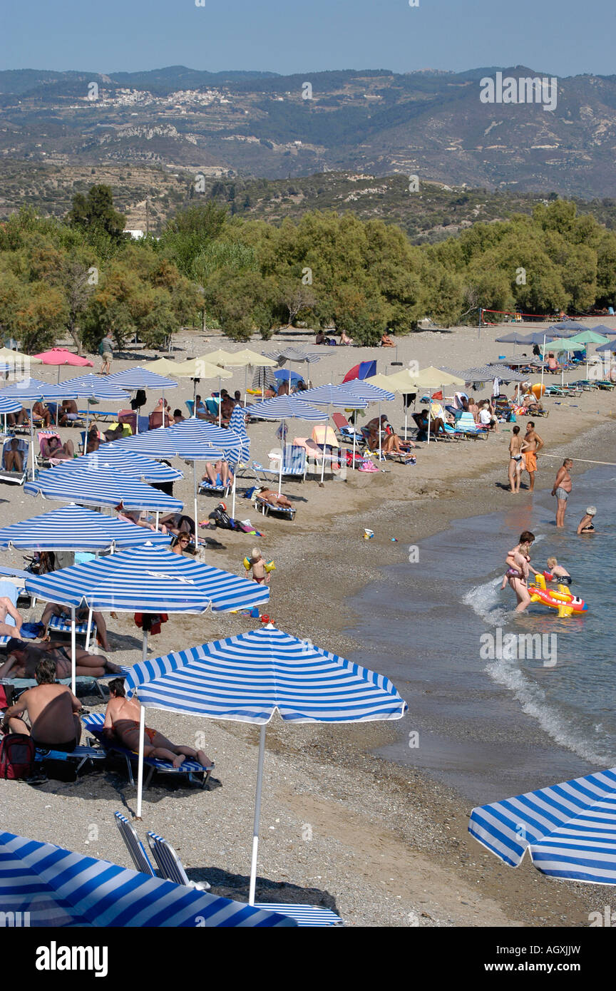 The beach at votsalakia samos island greece 2007 Stock Photo - Alamy