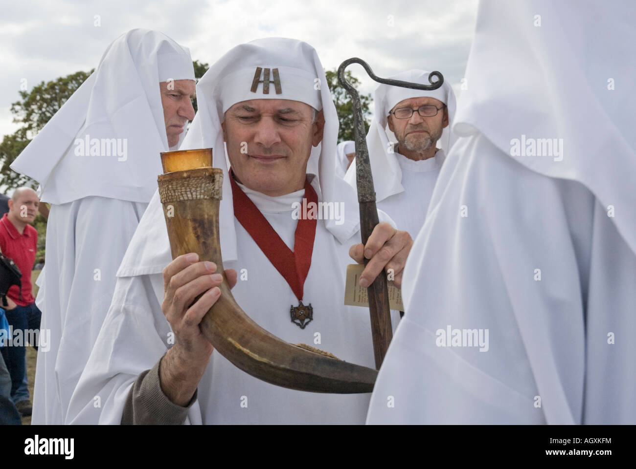 The Druid Order continuing the ancient religion celebrates the Autumn ...