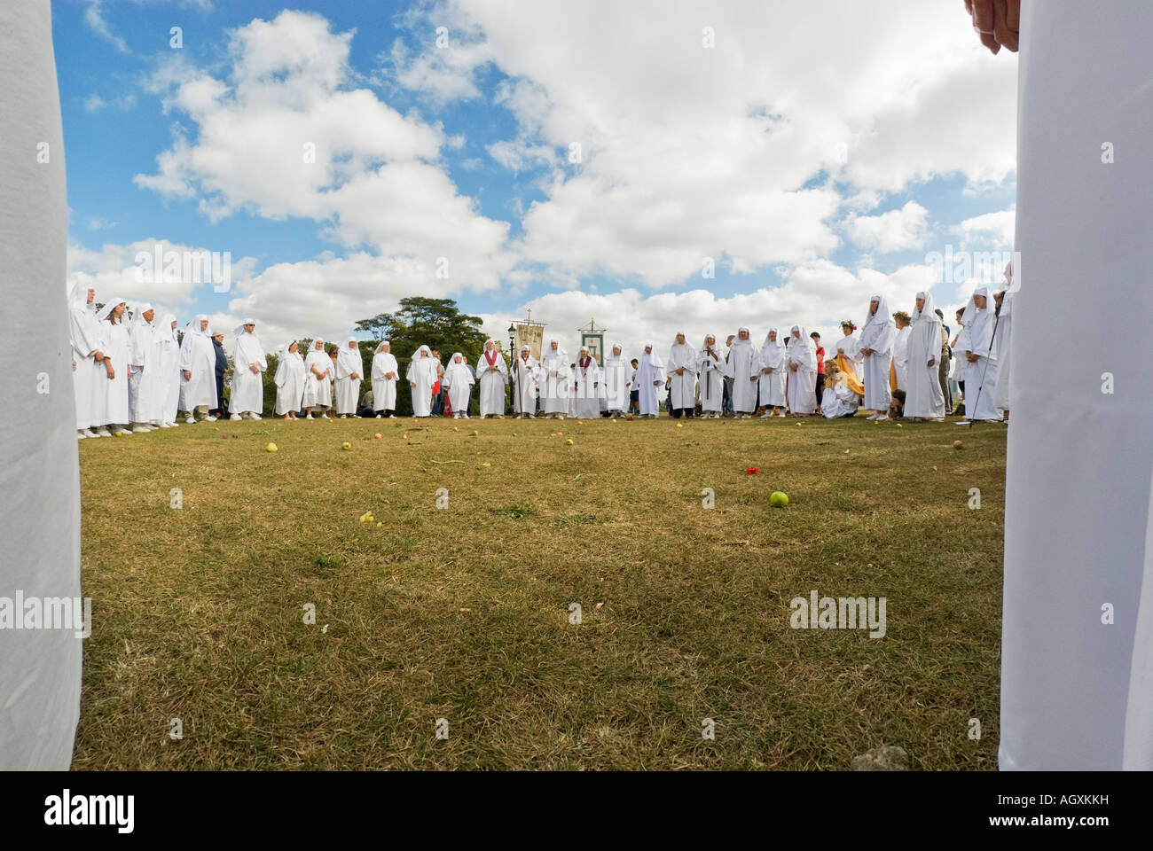 The Druid Order continuing the ancient religion celebrates the Autumn ...