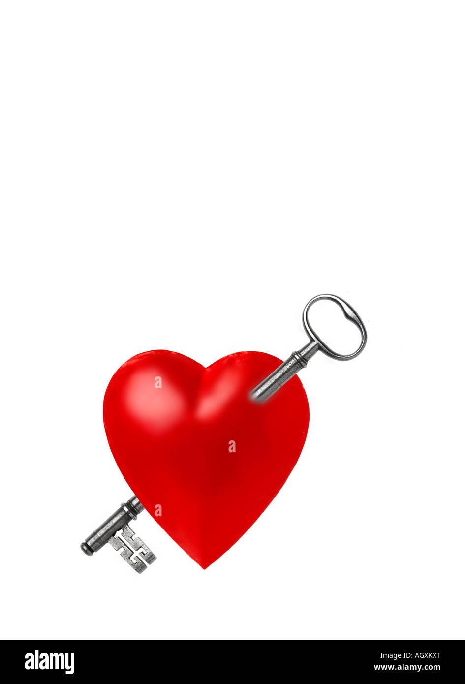 heart and key Stock Photo - Alamy