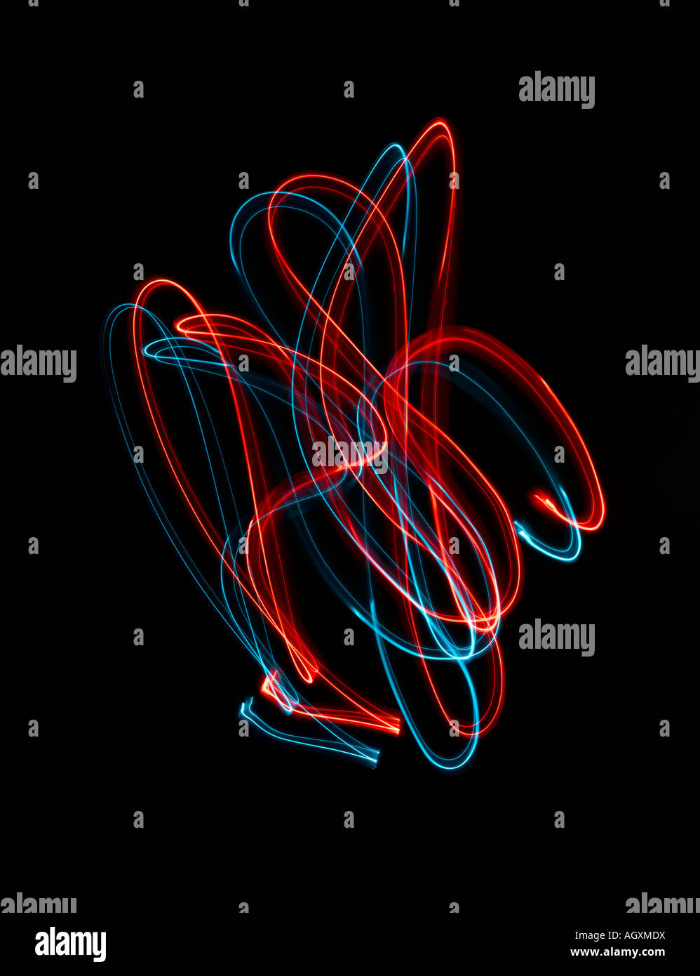 A red and blue lighting effect Stock Photo - Alamy