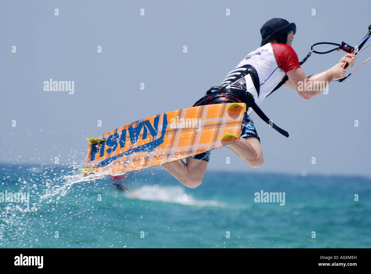 Israel tel aviv kite surfing hi-res stock photography and images - Alamy