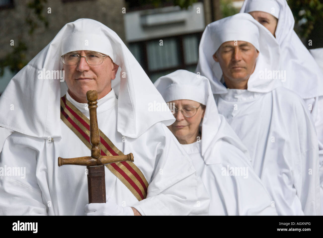 The Druid Order continuing the ancient religion celebrates the Autumn ...