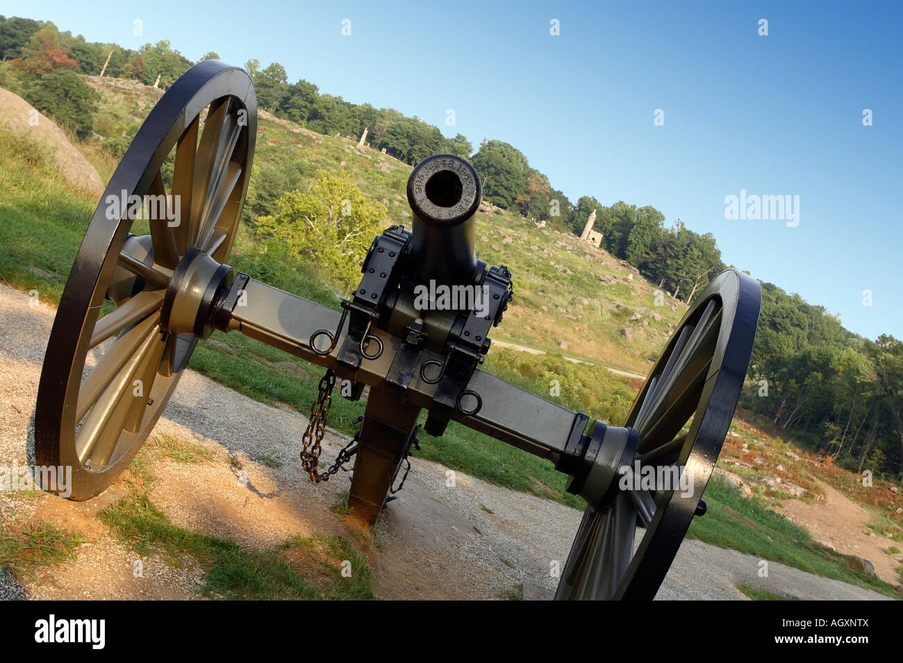 Battle of gettysburg cannon hi-res stock photography and images - Alamy