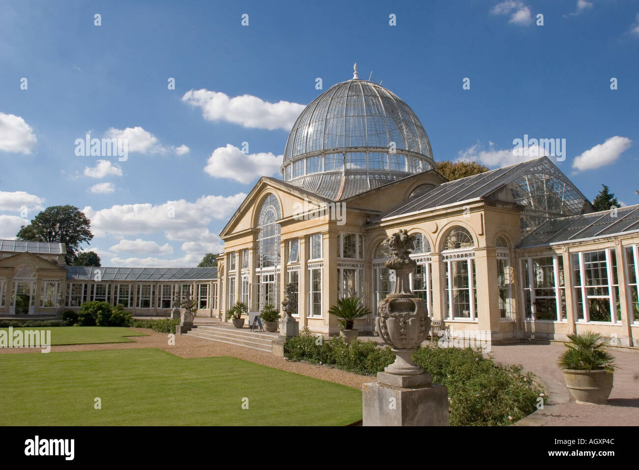 Exterior of the Great Conservatory at Syon Park built by Charles Fowler ...