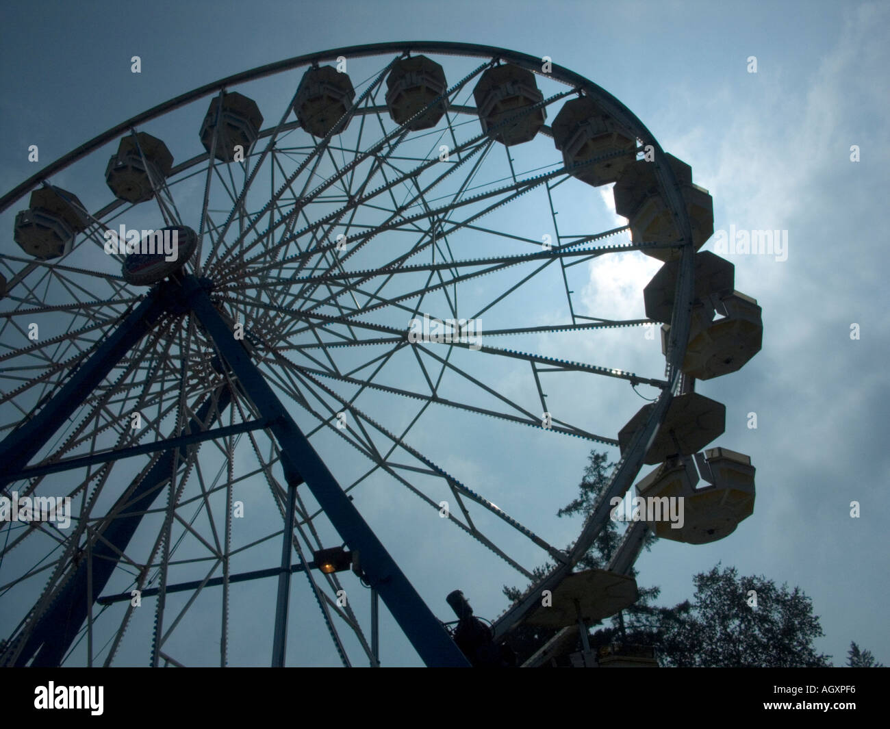 Carnival rides at the Belfast summer fair Stock Photo - Alamy