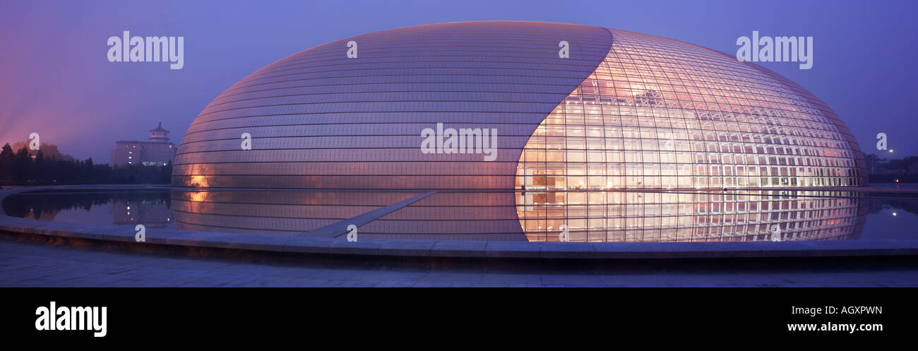 The New National Theatre Opera House in Beijing,China design by French ...