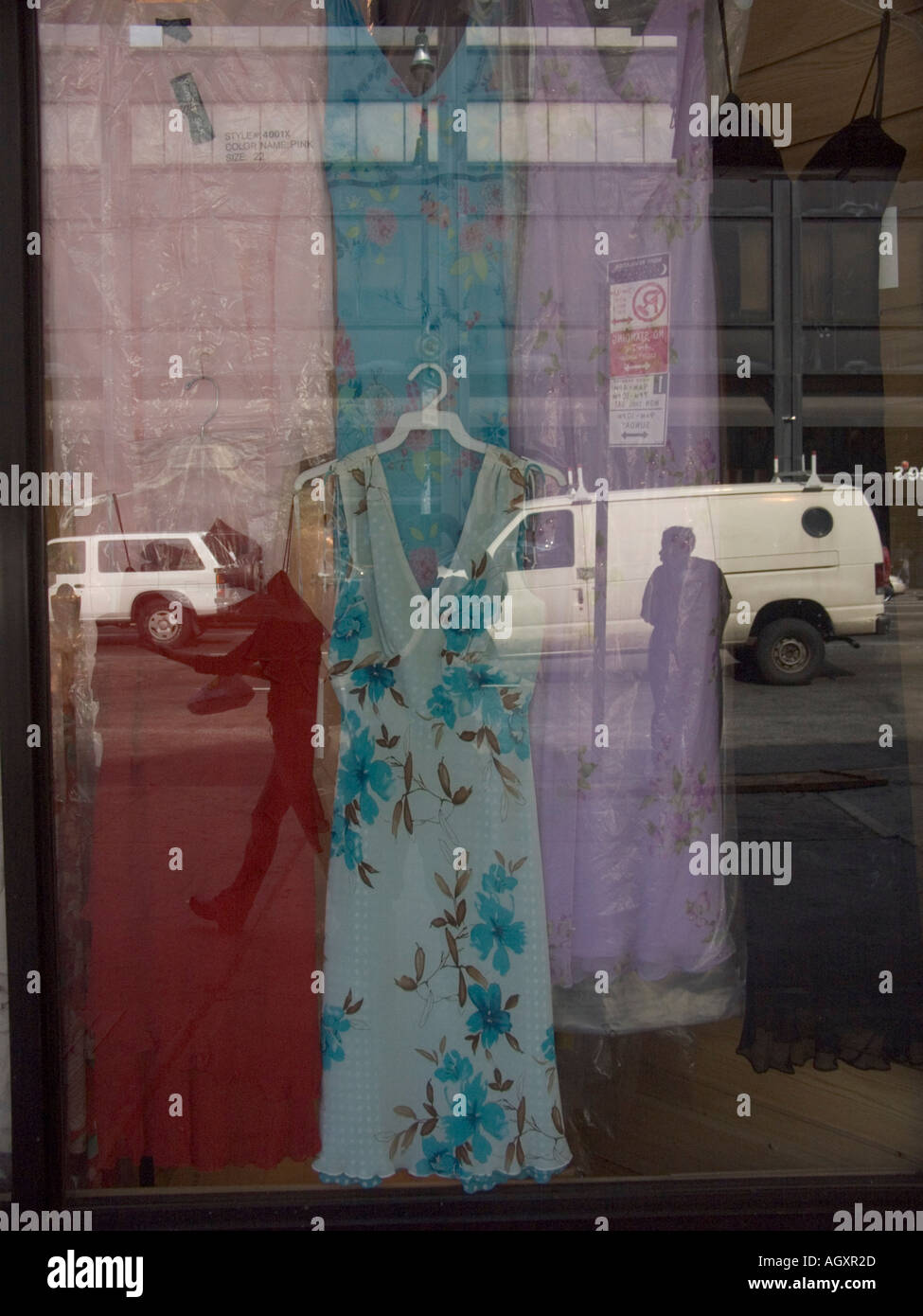 Reflections in a shop window Stock Photo - Alamy