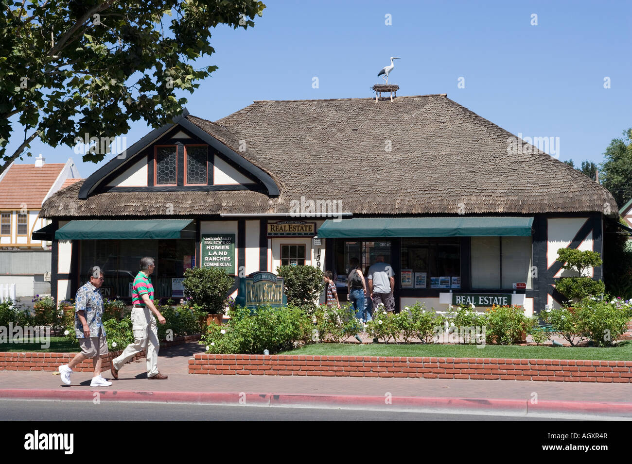 Estate Agent Office Solvang California Stock Photo - Alamy