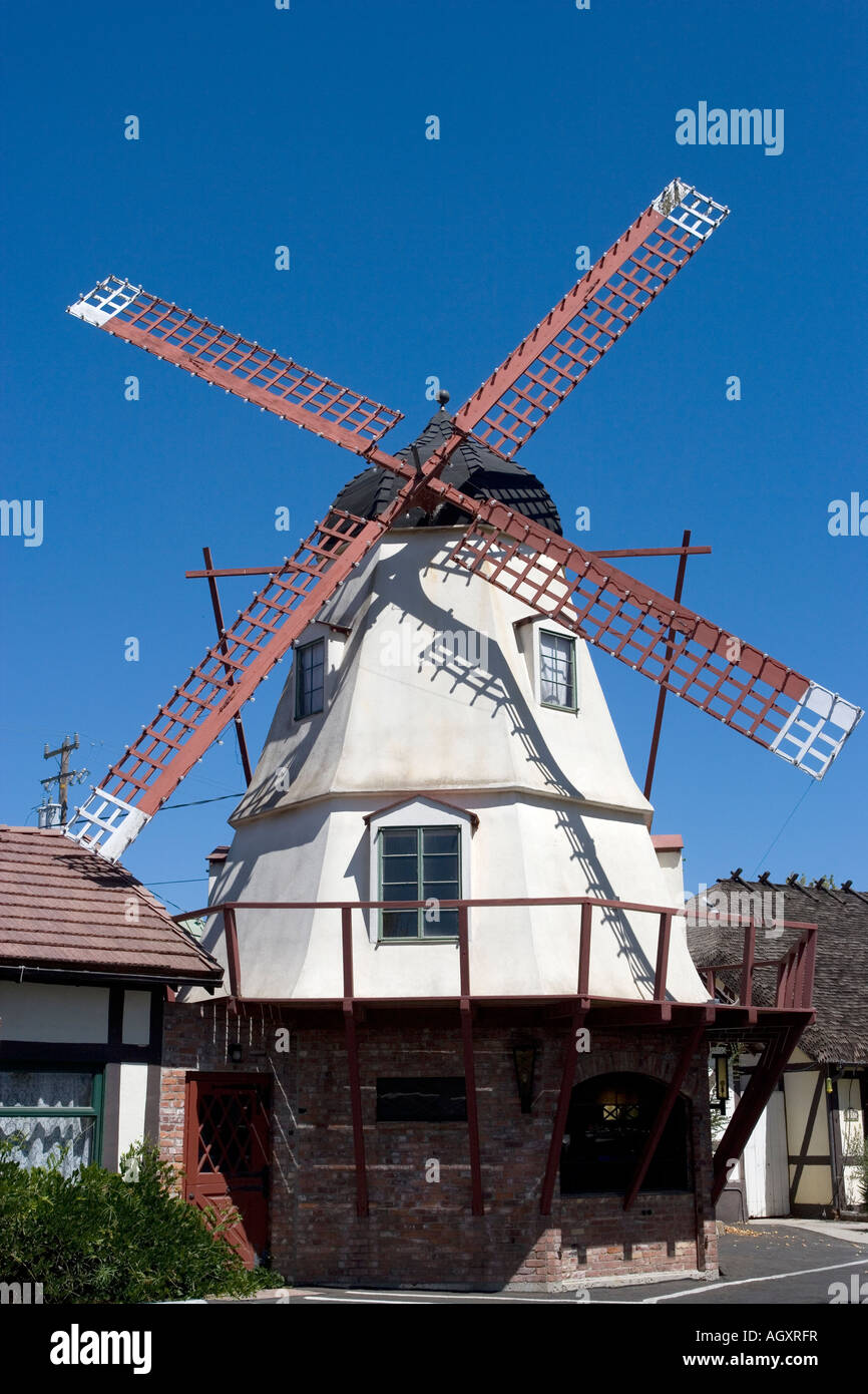 Windmill Solvang California USA Stock Photo - Alamy